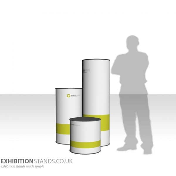 Portable Display Plinths - Exhibition Stands