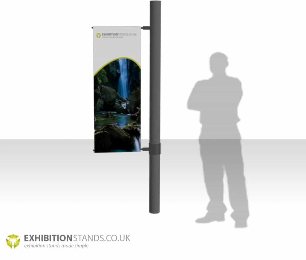 Lamp post single banner - Exhibition Stands
