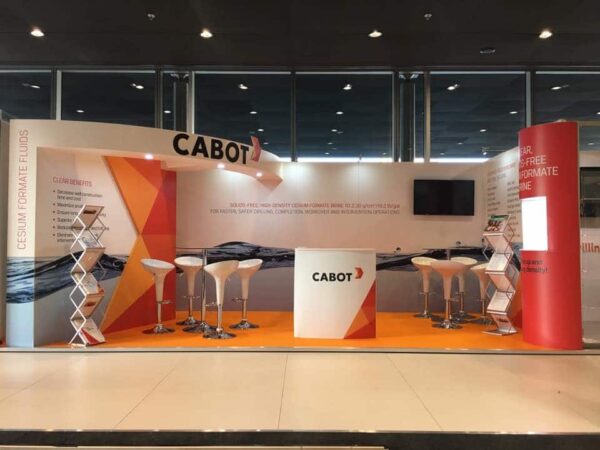 Shell scheme converted into bespoke stand - Exhibition Stands